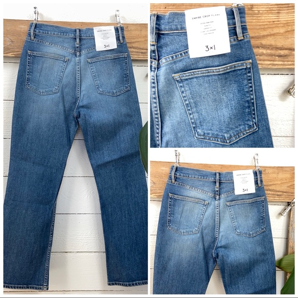 3x1 | Jeans | 3x Nyc W5 Empire Crop Flare Extra High Waist | Poshmark